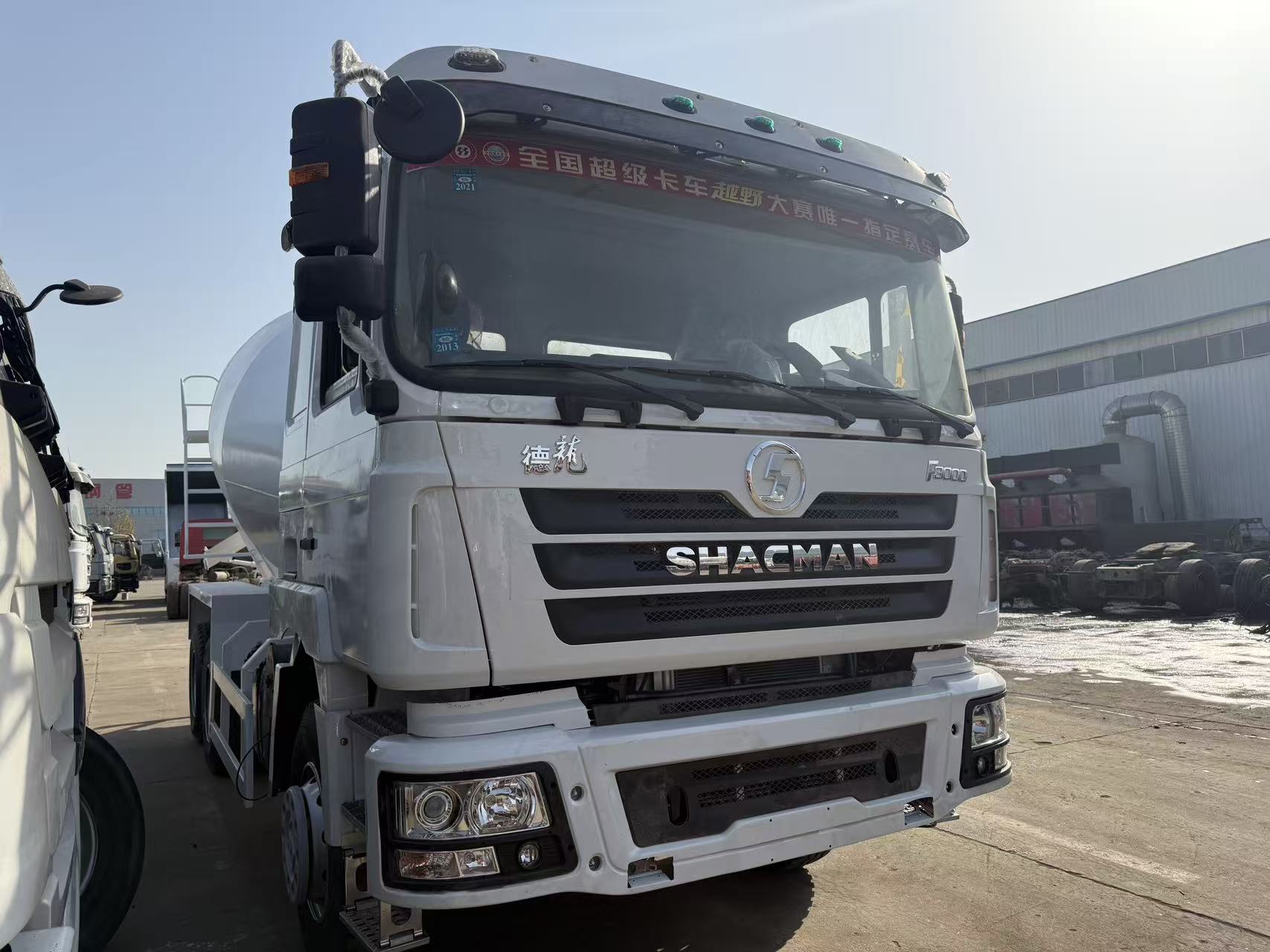 Second-Hand SHACMAN F3000 Cement Mixer Transport Truck 10 Cubic Meter ...