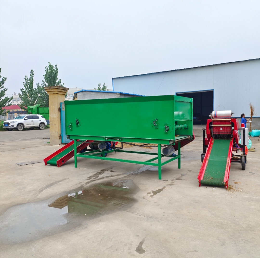 Small Medium Large Straw Forage Baler Wrapping Machine Dual Power Motor ...